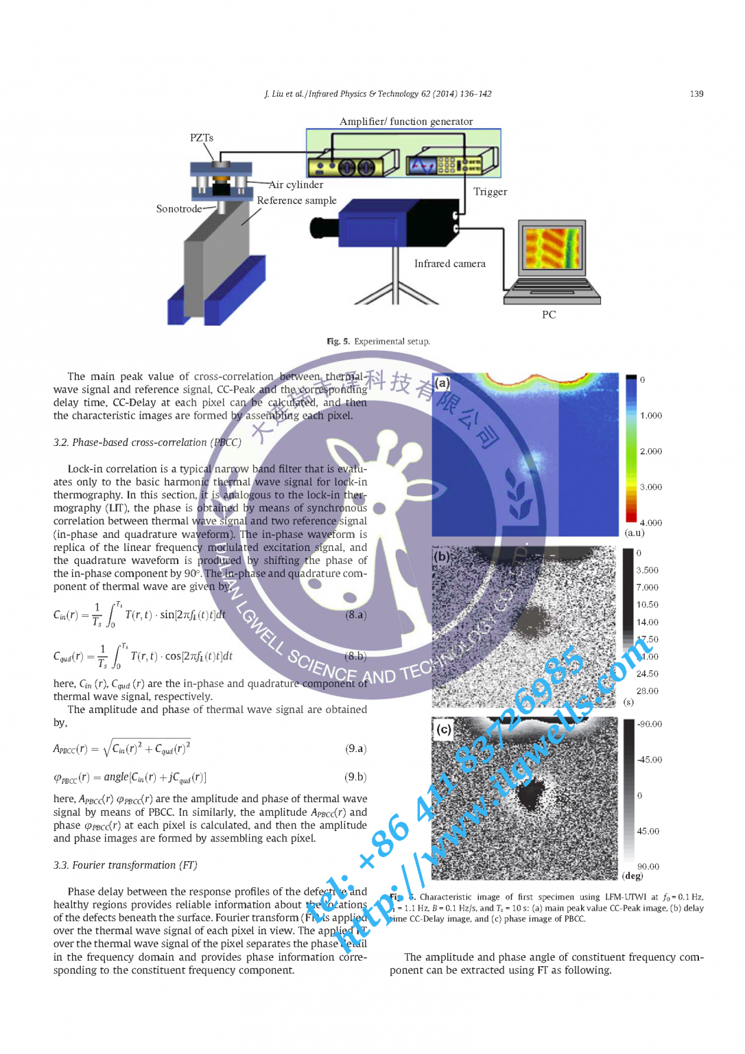 Study of inspection on metal sheet with subsurface defects using linear frequency modulated ...